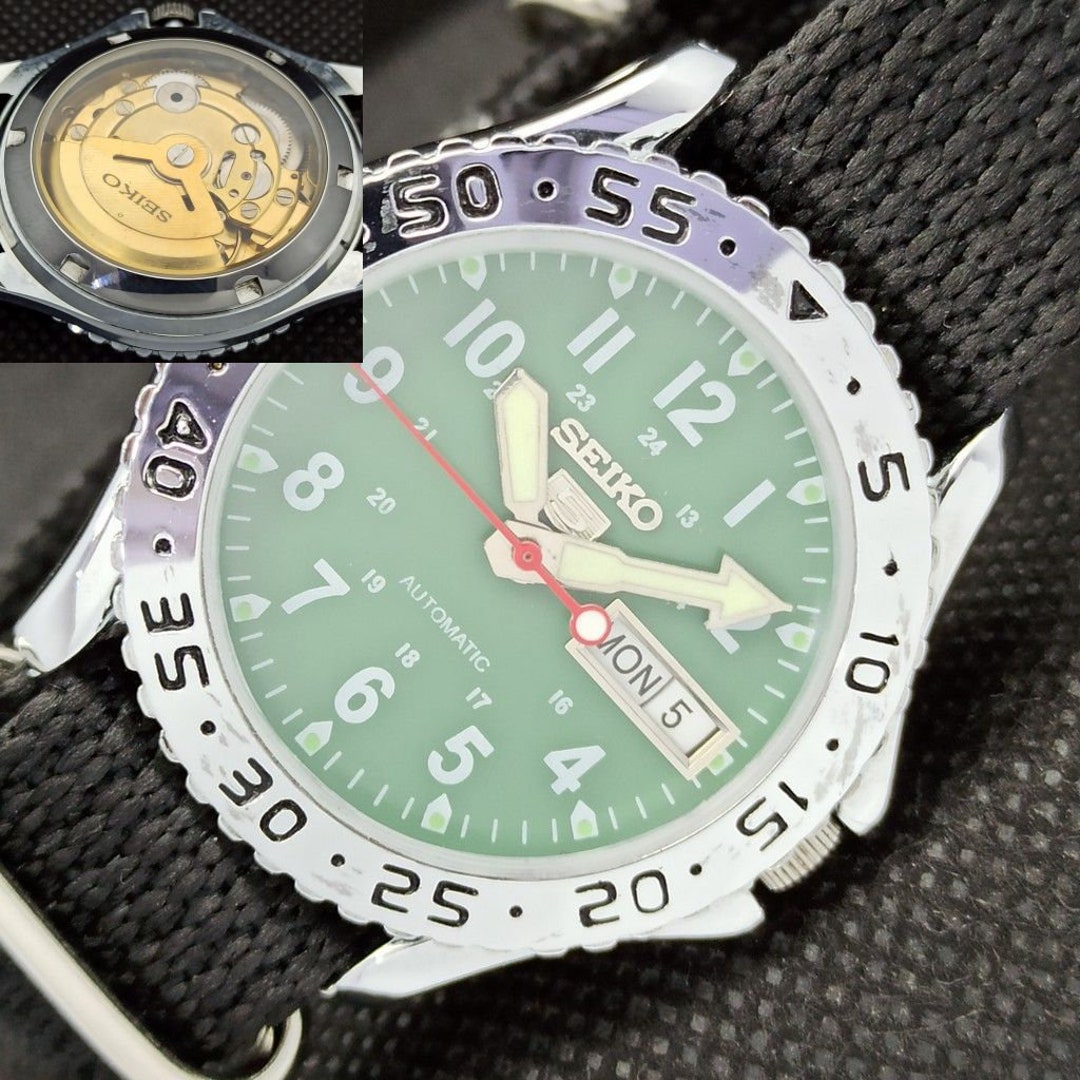 Vintage Refurbished Seiko 5 Automatic 6309 Japan Mens Day/date ...
