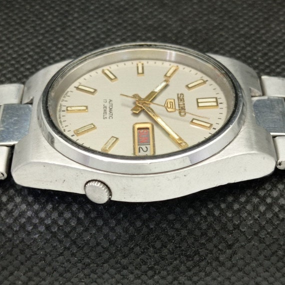 Genuine Vintage Seiko 5 automatic 7009a japan mens da… - Gem