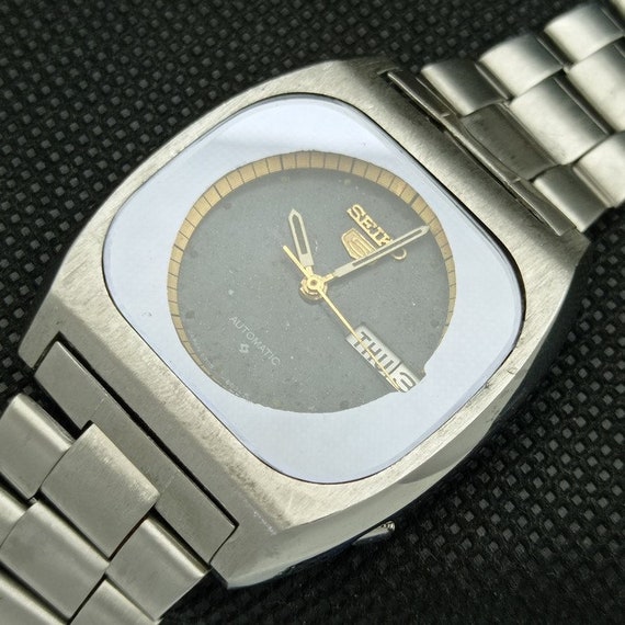 Genuine Vintage Seiko 5 automatic 6309a japan mens da… - Gem