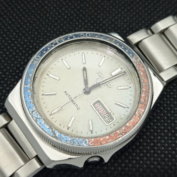 Genuine Vintage Seiko 5 automatic 6309a japan mens da… - Gem