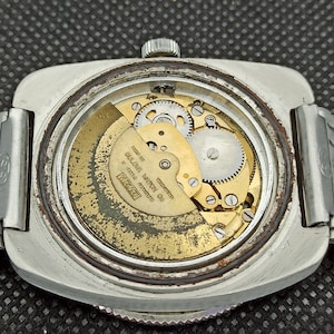 Vintage Bulova World Bezel Automatic Eta #2879 Swiss Men Day/date Black ...