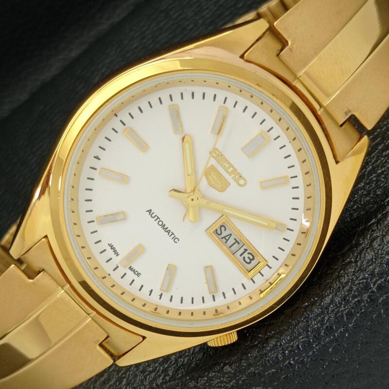 Gold Automatic Mens Watch - Etsy