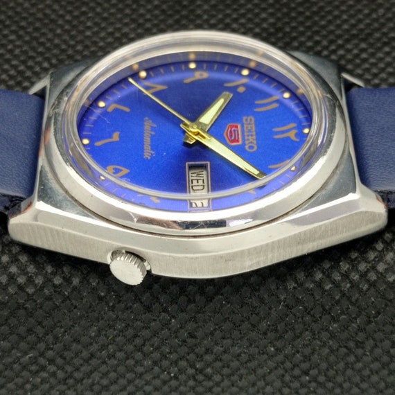 Vintage Seiko 5 automatic 7009a Japan mens day/date a… - Gem