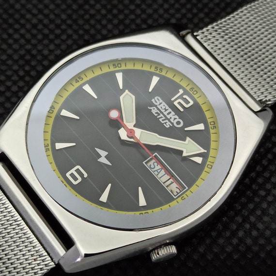 Vintage Seiko Actus Automatic 7009a Japan Mens Day/Da… - Gem
