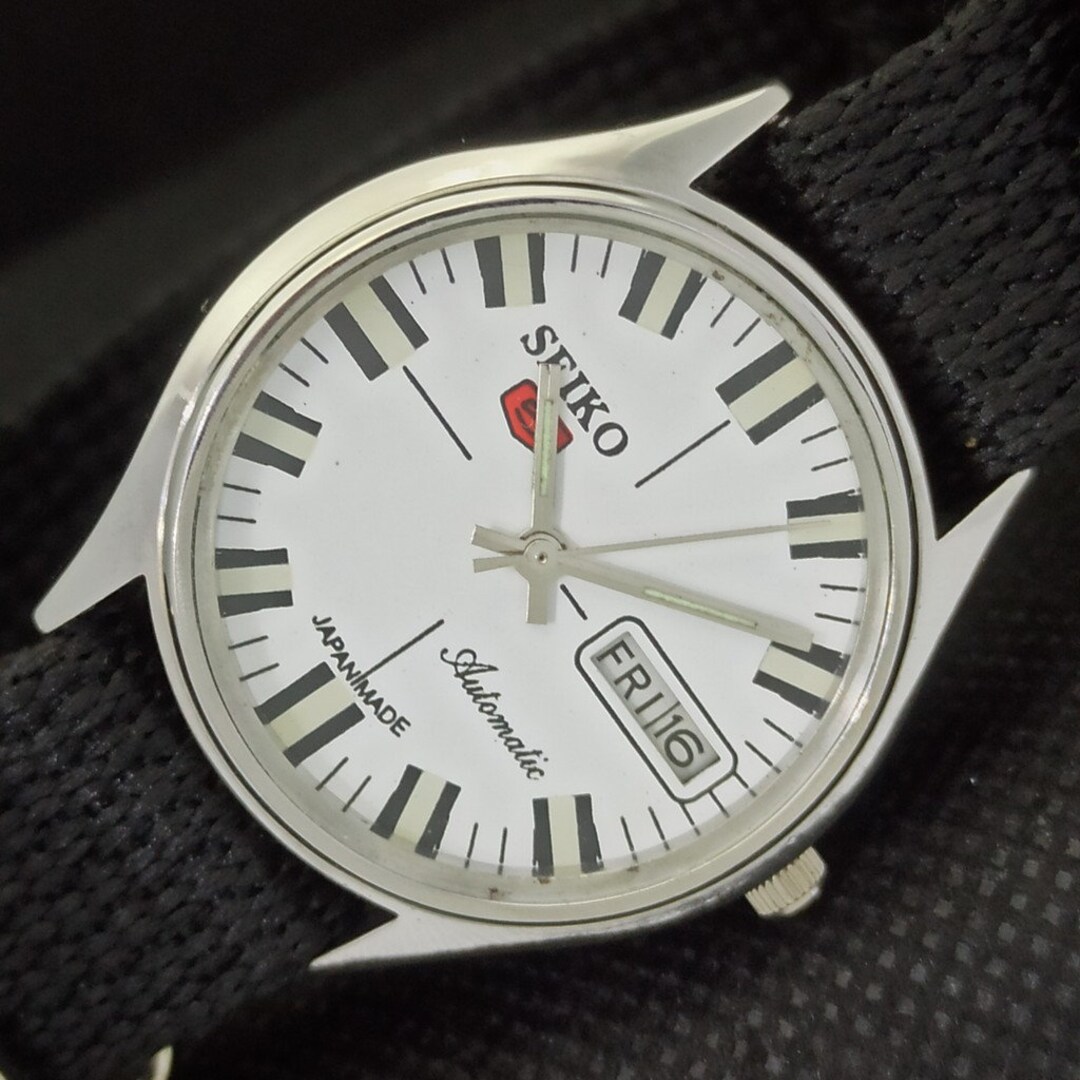 Old Vintage Seiko 5 Automatic 6349a Japan Mens Day/date White - Etsy