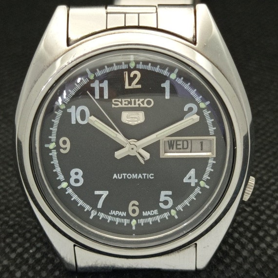 Genuine Vintage Seiko 5 automatic 7009a japan mens da… - Gem