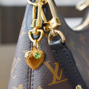 Locket Keychain, Bag Charm, Heart Charm Bag Charm, Personalized ...