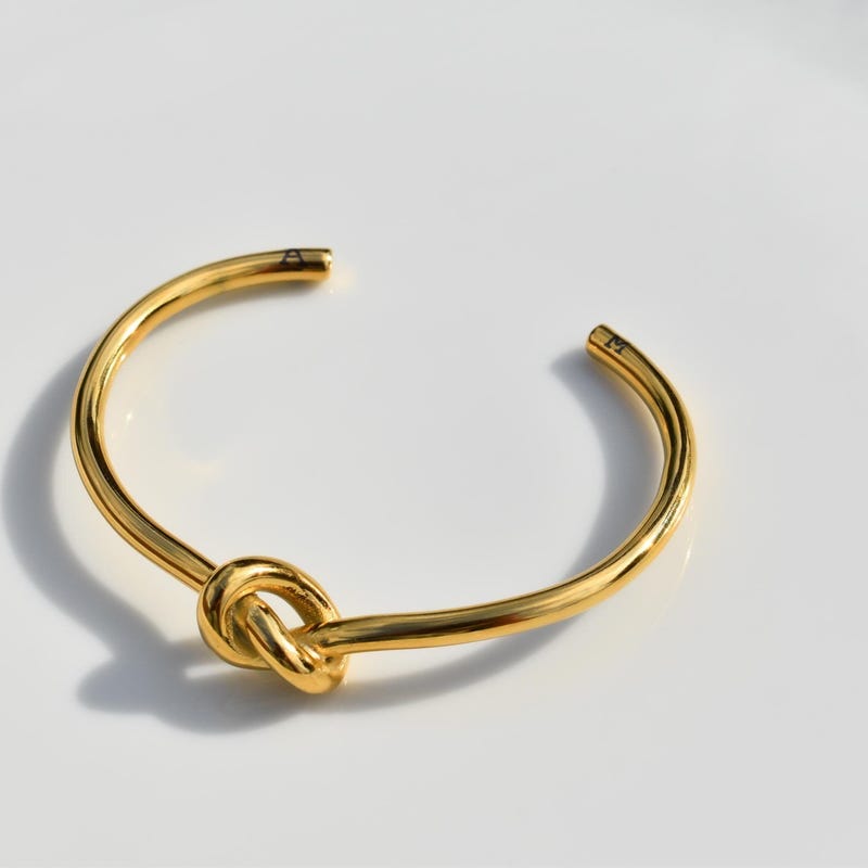 Gold Knot Bracelet - Etsy