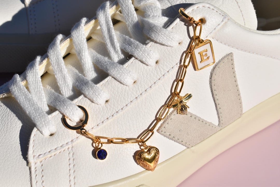 Shoe Charm Chain for Sneakers Shoelace Charms Custom Initial ...