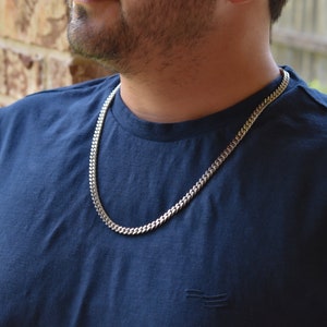 Silver Chain Necklace Twist Rope Dainty Snake Chain Twist - Etsy