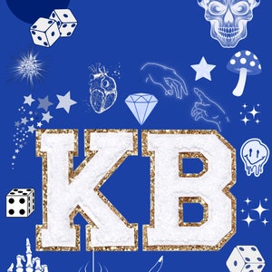 Fully Custom Preppy Monogram Desktop Wallpaper Collage - Etsy