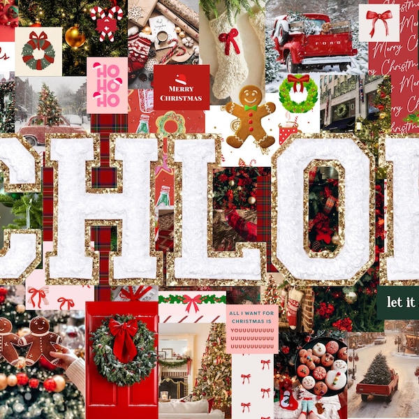 Preppy Christmas Wallpapers - Etsy