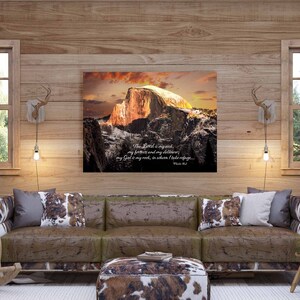 Psalm 18:2, the Lord is My Rock, Christian Inspirational Canvas Wall ...