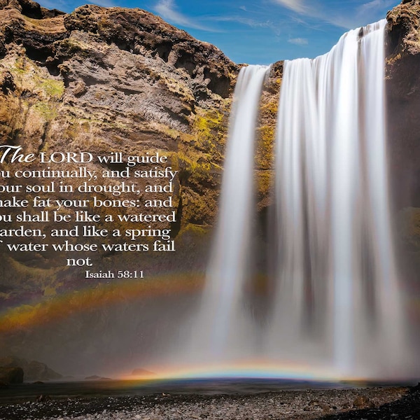 Isaiah 58 11 - Etsy