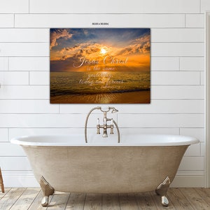 Hebrews 13:8 Wall Art, Jesus Christ the Same, Christian Inspirational ...