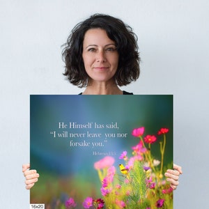 Hebrews 13:5, He Will Never Leave You nor Forsake You, Christian ...