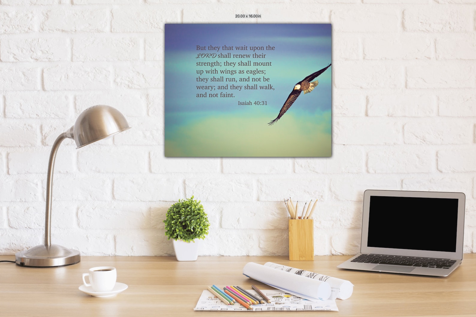 Isaiah 40-31, Mount up With Wings as Eagles, Christian Inspirational ...