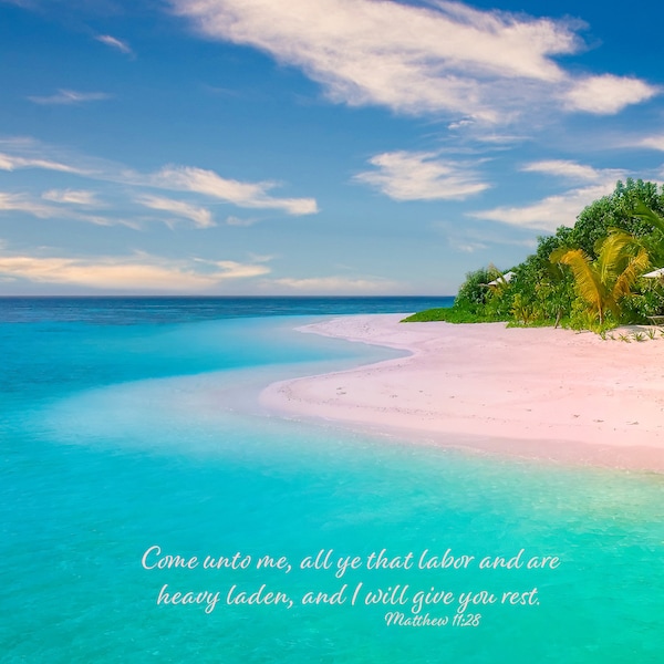 Bible Beach Wall Art - Etsy