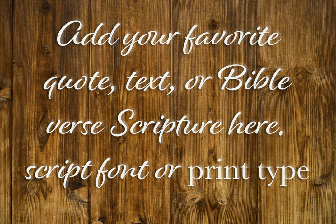 Custom Christian Canvas Print: Personalized Scripture, Inspirational ...