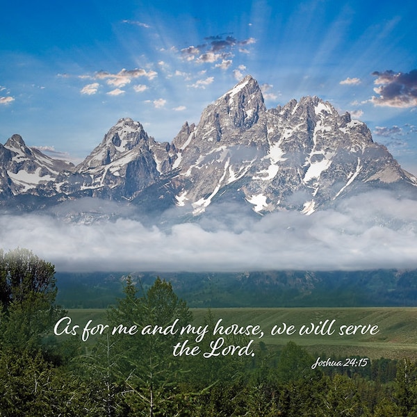 Joshua 24 15 - Etsy
