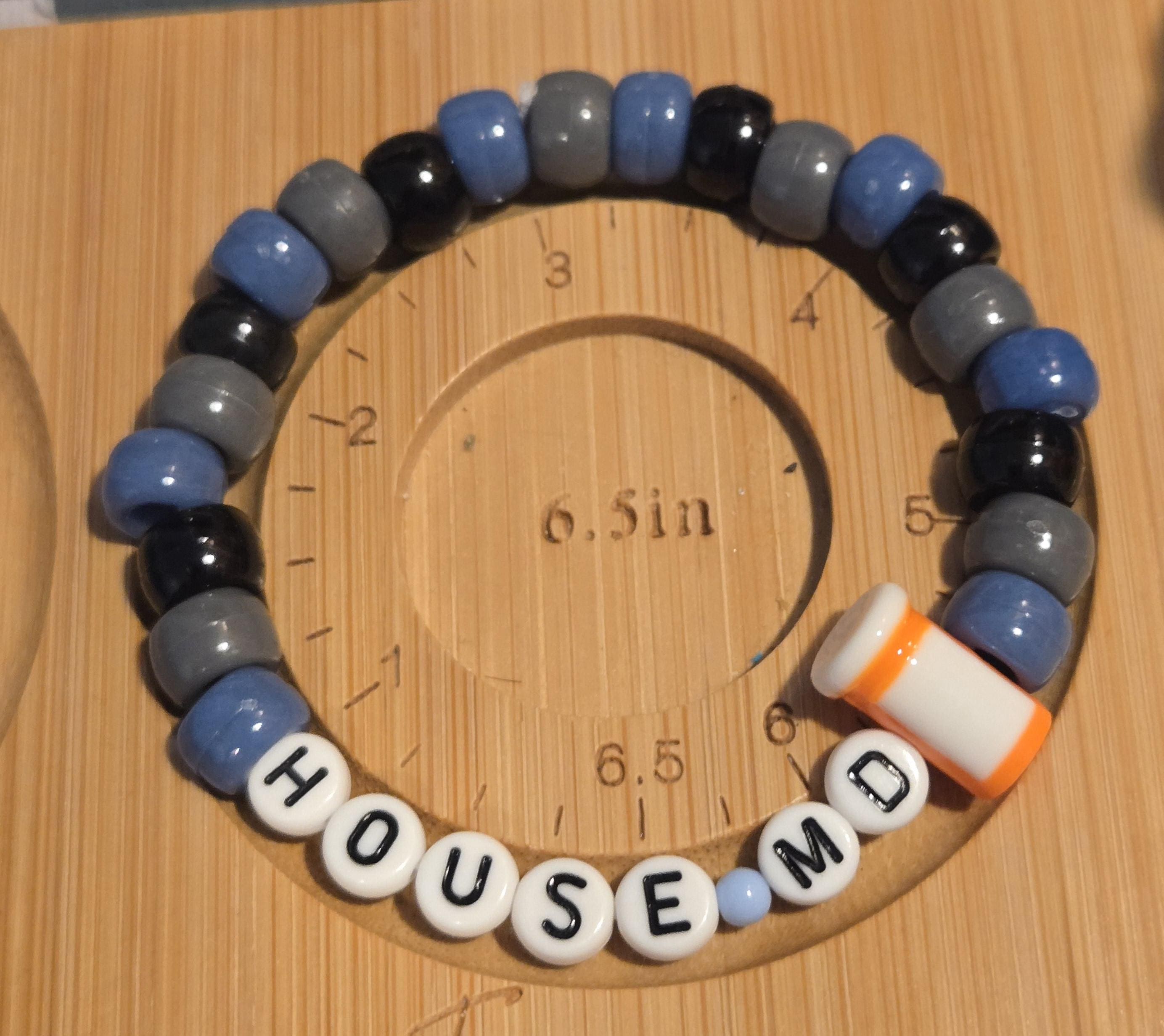 Kandi Single Medical House Inspired Md Friendship Beaded Bracelet Dr ...
