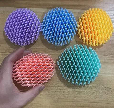 Articulated Fidget Worm STL | Print in Place Wiggle Toy 3D Print ...