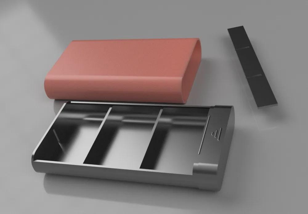 Minimalist Pill Box STL | Compact Travel Pill Case | Support‑free 3D ...
