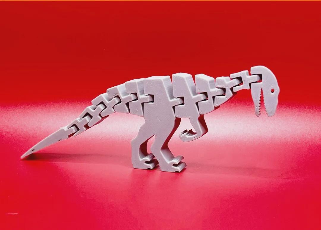 Flexi Raptor 3D Model: Scalable STL File - Digital Download - Etsy
