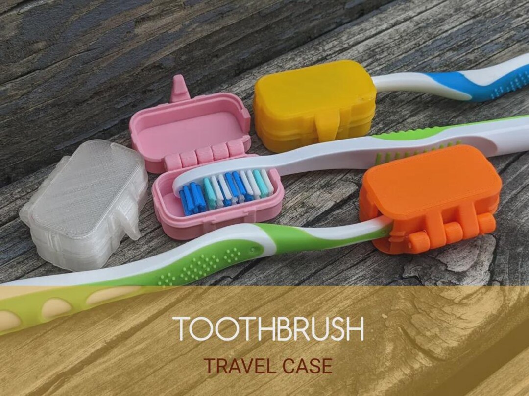 Toothbrush Case: Compact Travel Protector (durable, Kid-friendly) STL ...