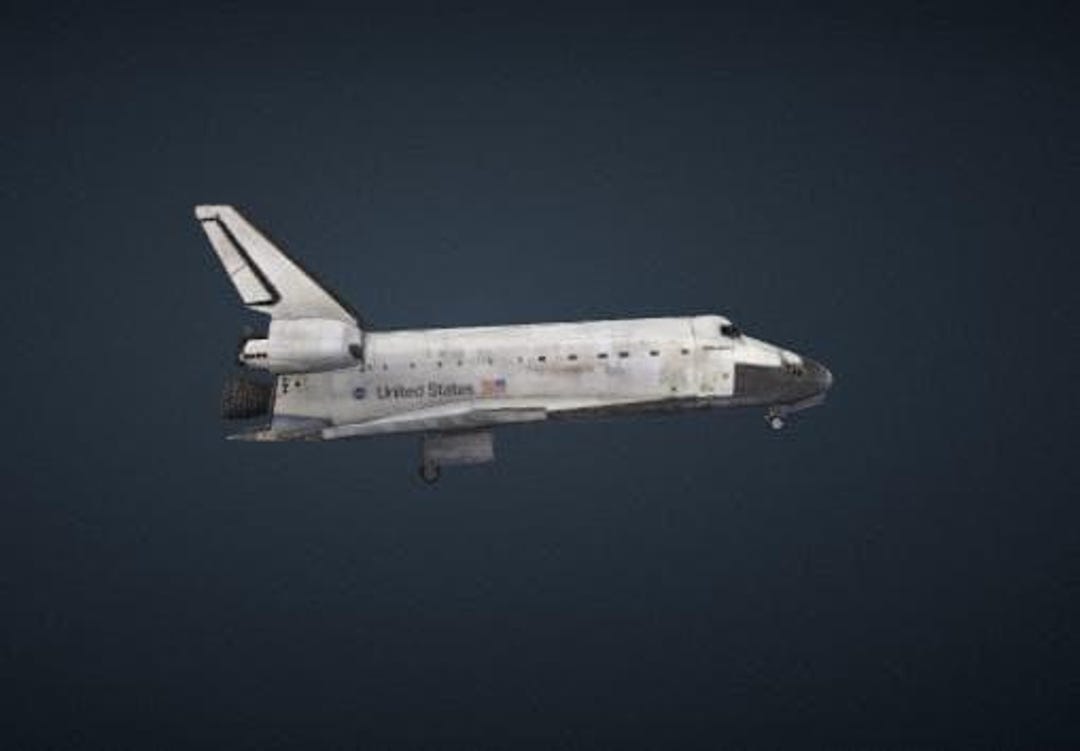 Space Shuttle Discovery Model: Digital Download (smithsonian Scan OBJ ...