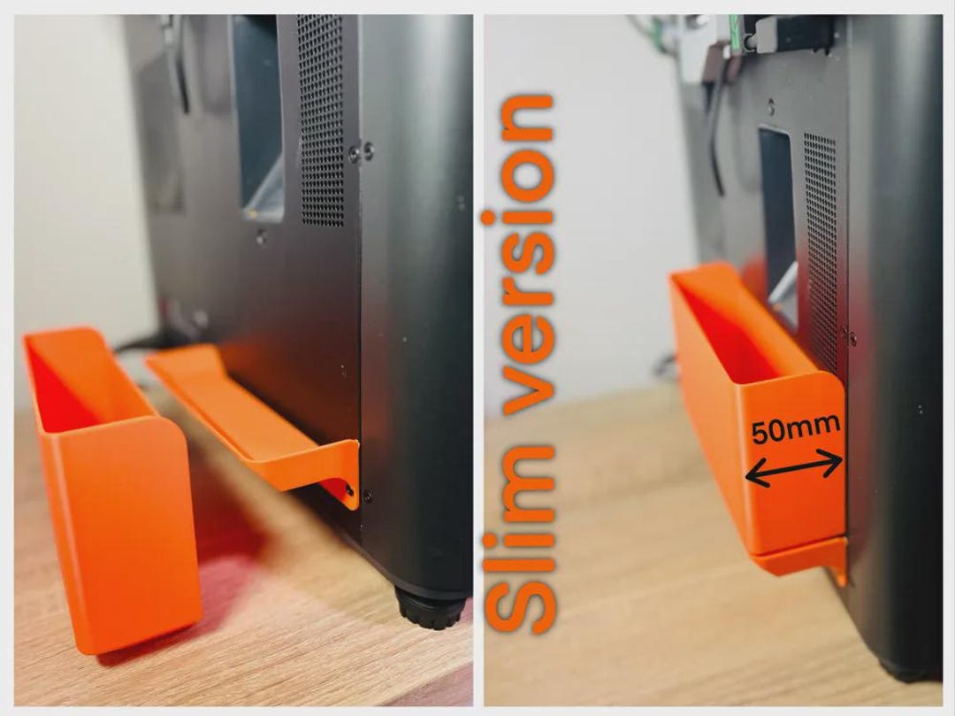 Slim Filament Purge Bucket: 3D Model for Bambulab Printers | Digital ...