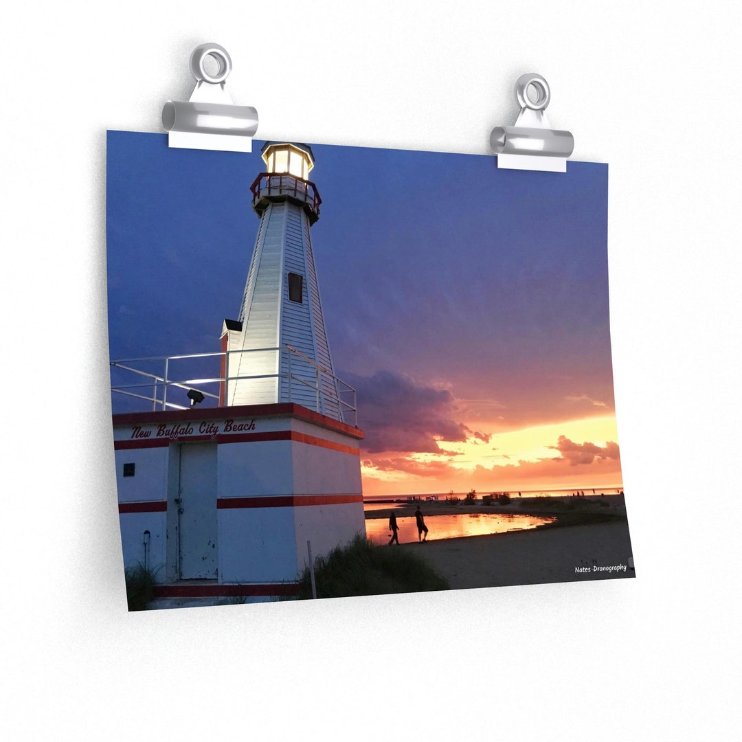 Unframed Poster, New Buffalo Sunset, Wall Art, Wall Prints, Rolled ...