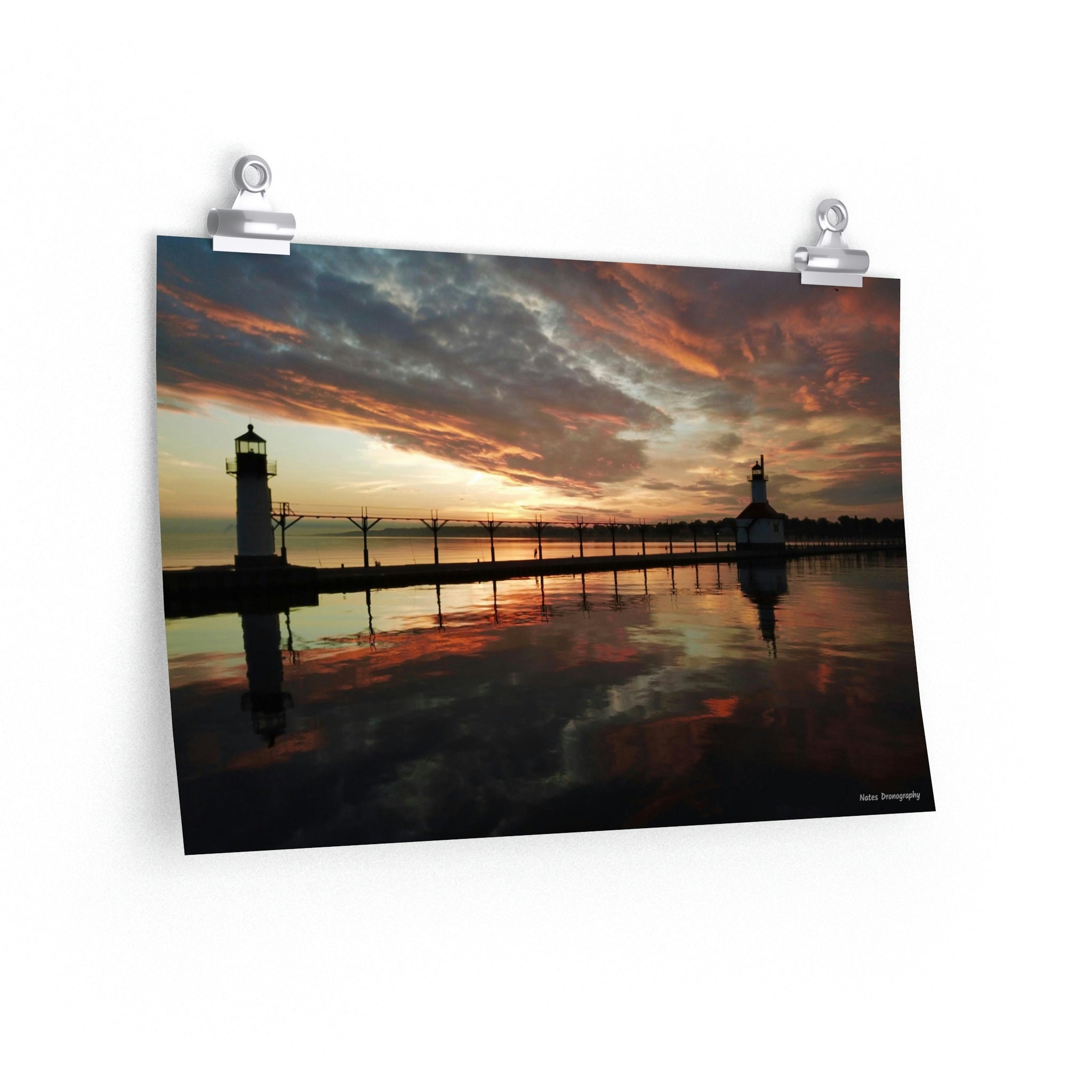 Unframed Poster, Glassy Reflections, Wall Art, Wall Print, Rolled up ...