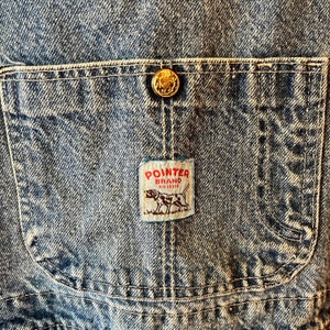 Vintage Pointer Brand Blue Medium Wash Denim Overalls Mens 36 - Etsy