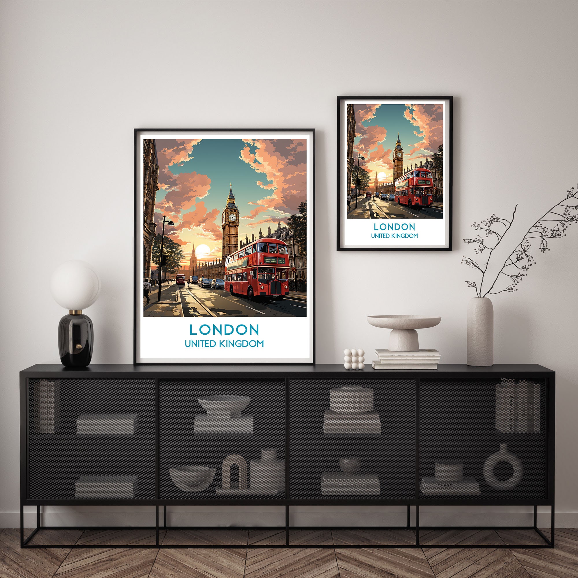 London United Kingdom Travel Print Poster Wall Art Print - Etsy