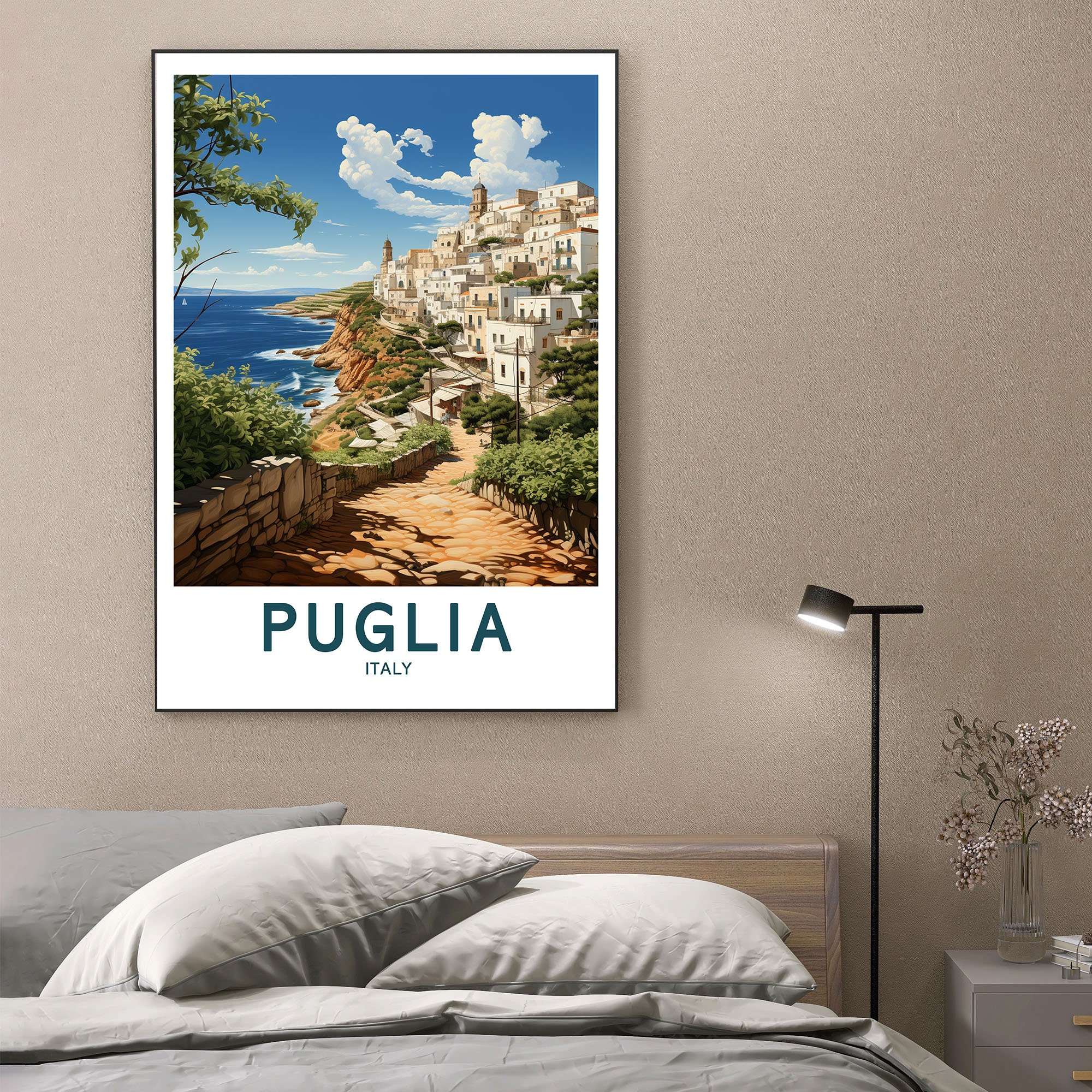 Puglia Travel Print Wall Art Puglia Wall Hanging Home Décor - Etsy