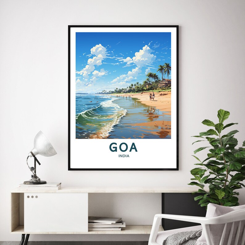 Goa Travel Print Wall Art Goa Wall Hanging Home Décor Goa Gift - Etsy