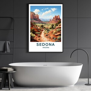 Sedona Travel Print Wall Art Sedona Wall Hanging Home Décor Sedona Gift ...
