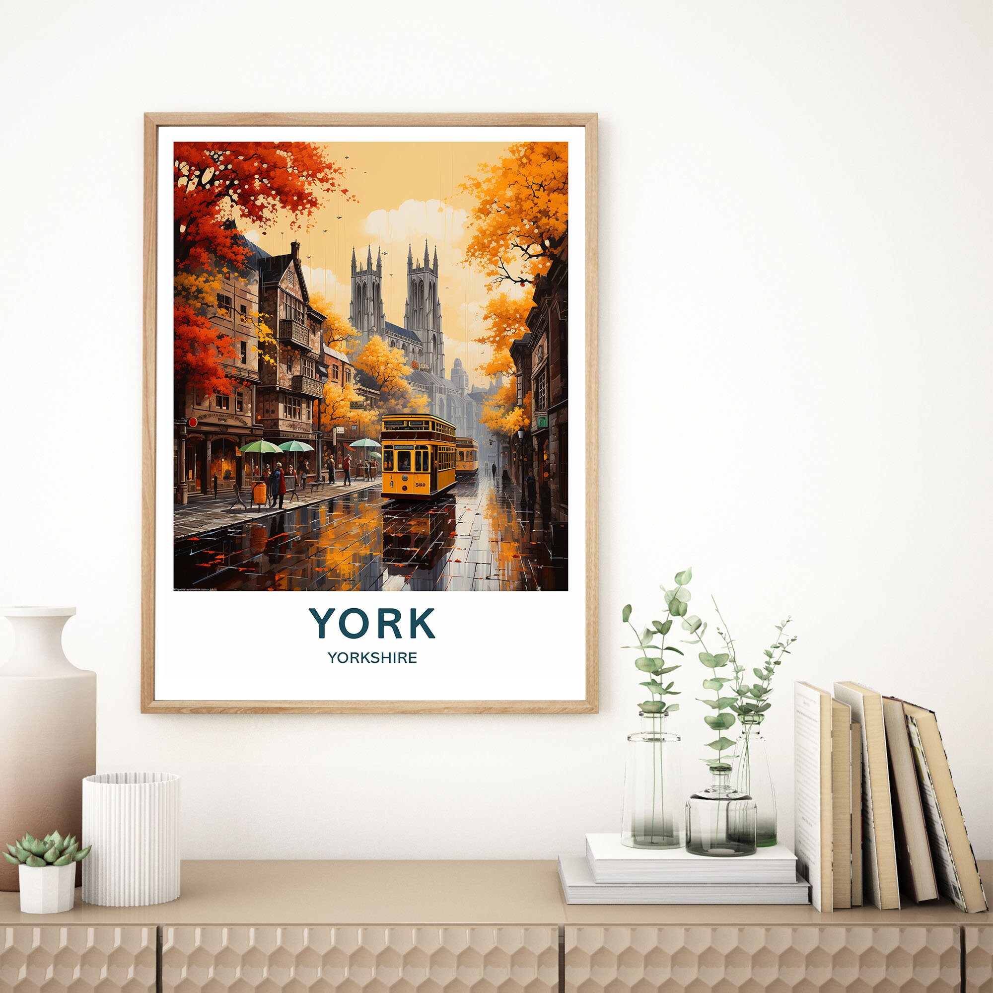 York Travel Print Wall Art York Wall Hanging Home Décor York Gift Art ...