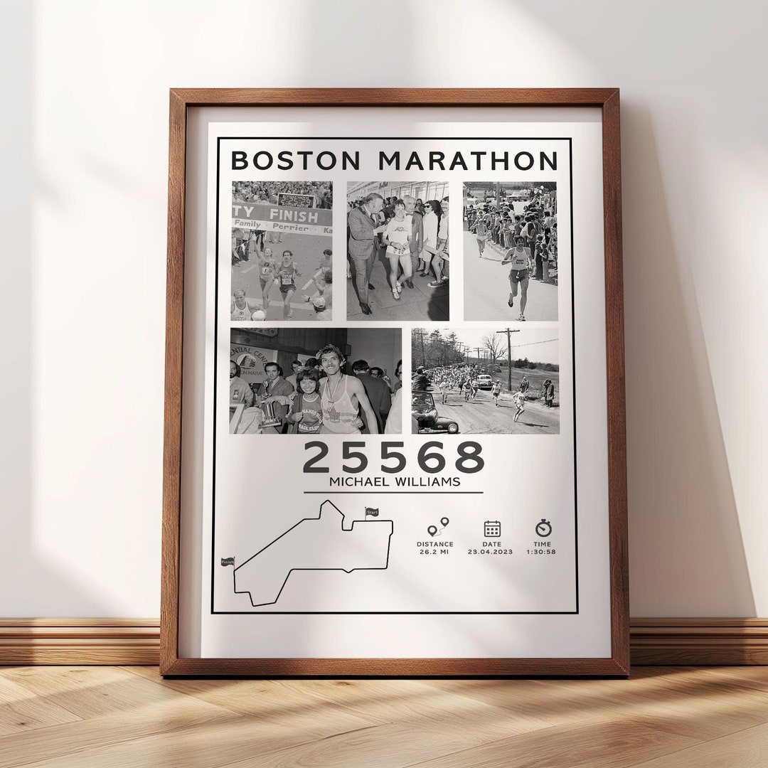 Personal Marathon Gifts, Marathon Commemorative Photo Frames, Fun ...