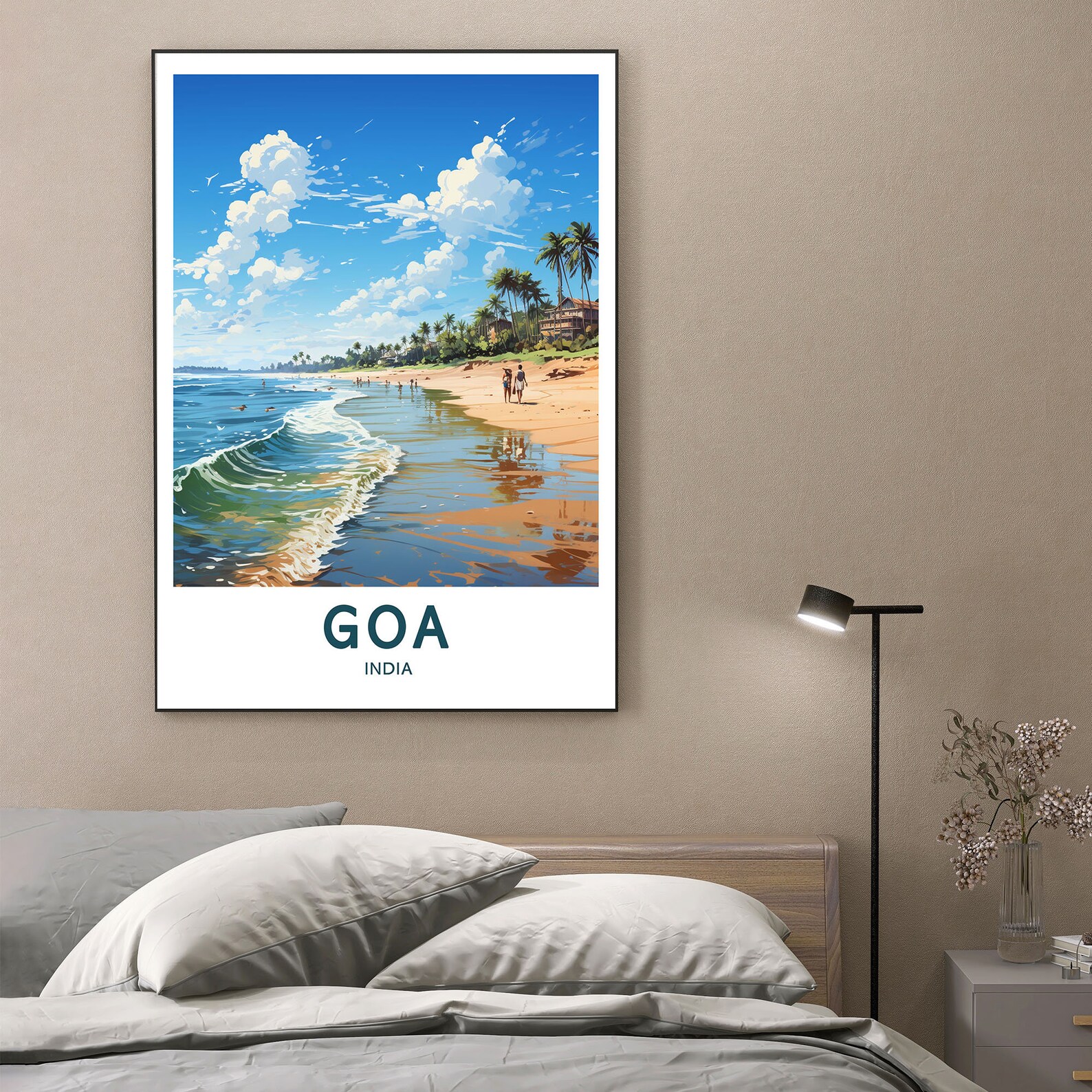 Goa Travel Print Wall Art Goa Wall Hanging Home Décor Goa Gift - Etsy