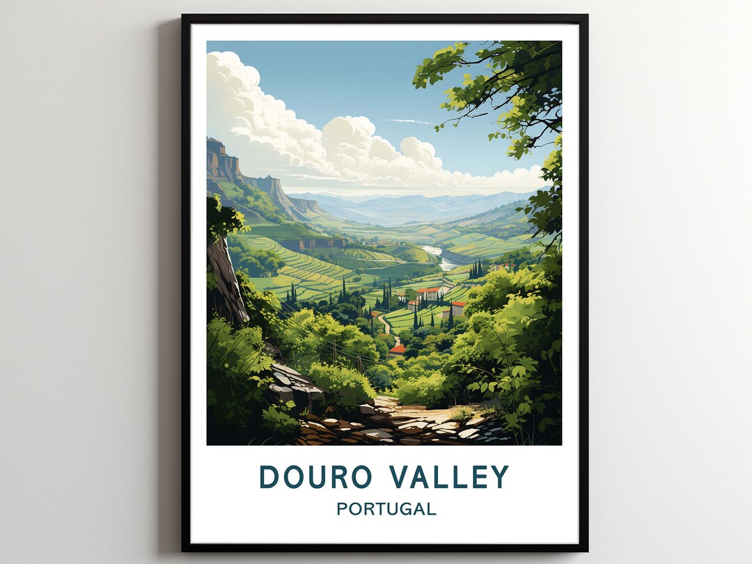 Douro Valley Travel Print Wall Art Douro Valley Wall Hanging Home Décor ...