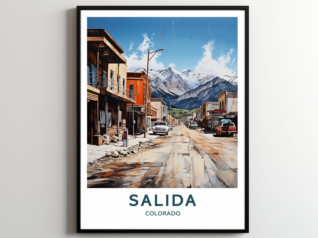 Salida Travel Print Wall Art Salida Wall Hanging Home Décor - Etsy