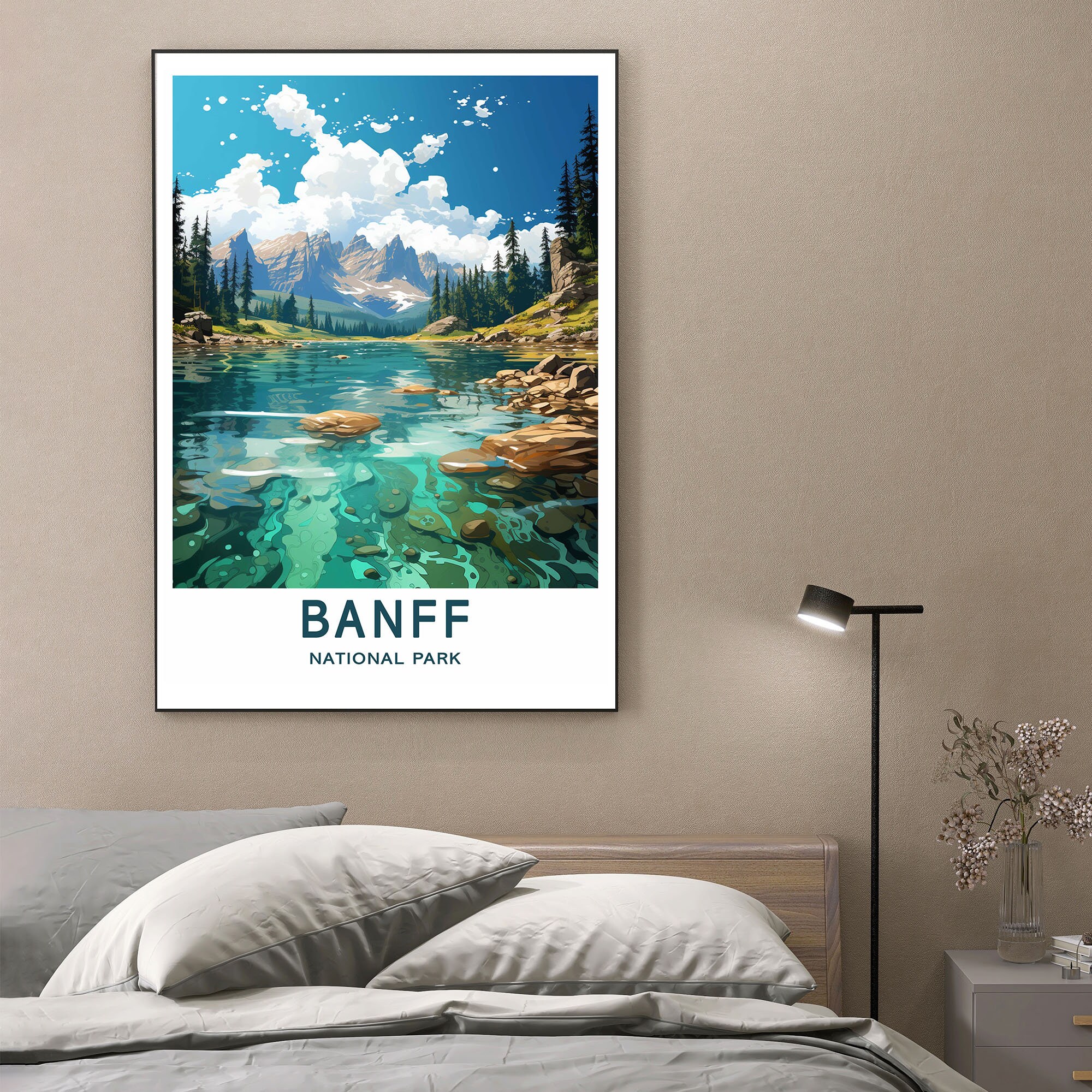 Banff Travel Print Wall Art Banff Wall Hanging Home Décor Banff Gift ...