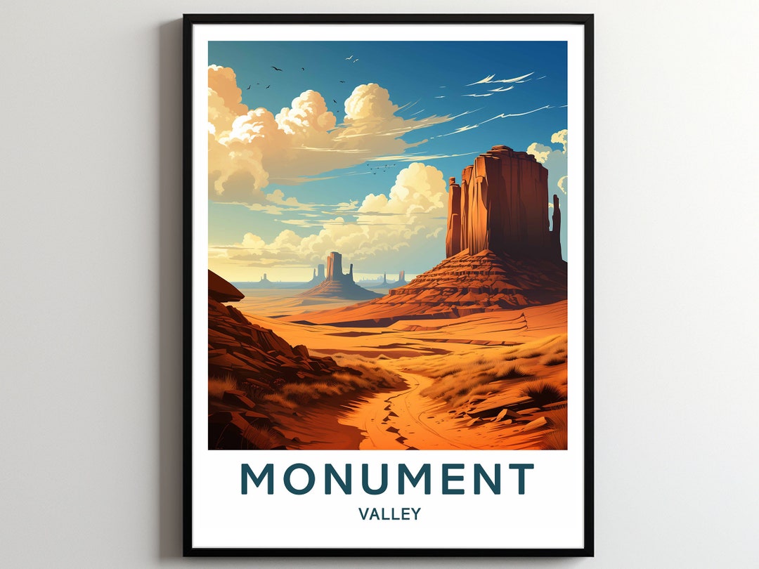 Monument Travel Print Wall Art Monument Wall Hanging Home Décor ...