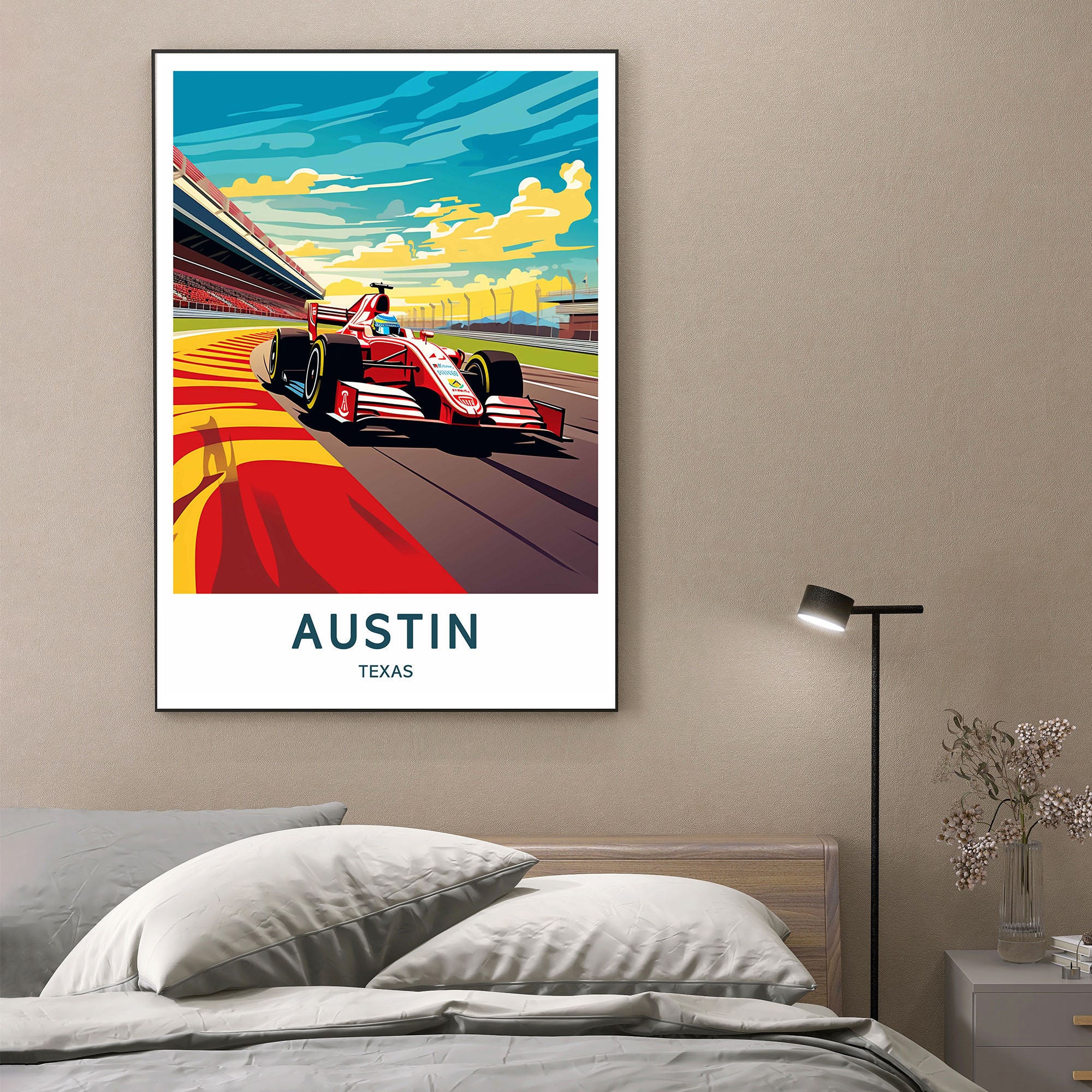 Austin Poster, Texas Race Car Art, Motorsport Travel Prints for ...