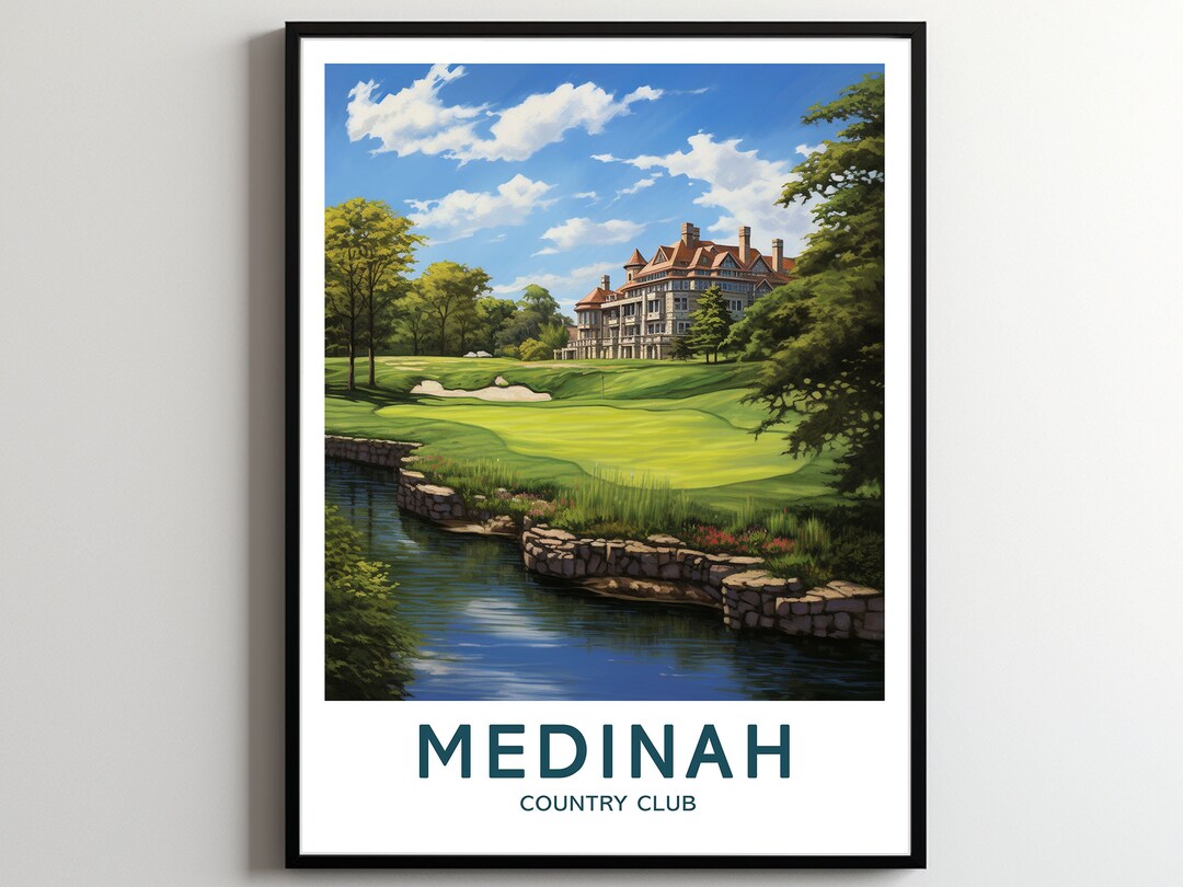 Medinah Travel Print Wall Art Medinah Wall Hanging Home Décor Medinah ...
