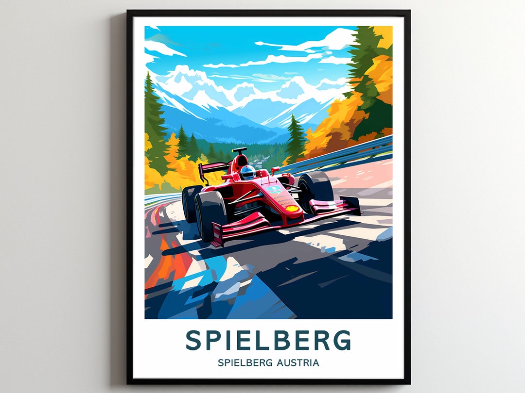 Spielberg Poster, Spielberg Austria Race Car Art, Motorsport Travel ...