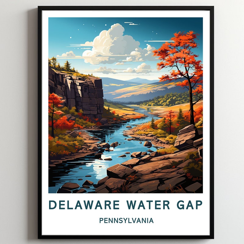 Delaware Poster - Etsy
