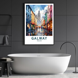 Galway Travel Print Wall Art Galway Wall Hanging Home Décor Galway Gift ...